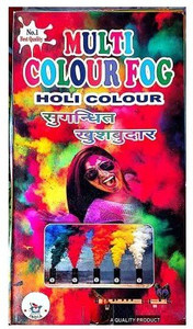 Quinergys Magic Fog Holi Color Gulal Smoke 2 in 7 Holi Color Powder ...