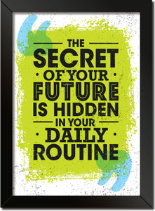 Quotes & Motivation Poster frame without glass A4 Size sty 126 Paper ...