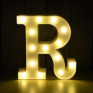 BOOKMYBALLOONS LED Marquee Letter Lights Sign; Light Up Alphabet ...
