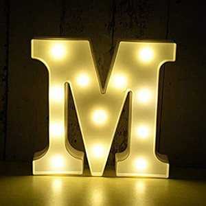 BOOKMYBALLOONS LED Marquee Letter Lights Sign; Light Up Alphabet ...