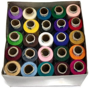 Coats Spade Poly Polyester Sewing Thread 25 colours spools of 300m each ...