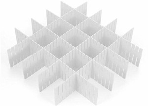 SEASPIRIT Adjustable Stretchable Interlocking Drawer Clapboard Divider ...