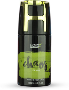 Havex Chaos For Men Perfume Body Spray 250ML Perfume Body Spray - For ...