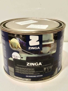 Zinga Anti Corrosive Film Galvanising Coating, Steel Grey Matt Finish ...