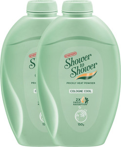 SHOWER TO SHOWER Cologne 150 Gms Pack of 2 - Price in India, Buy SHOWER ...