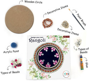 Flipkart.com | DIY Creatives DIY Rangoli Making Kit - Bead, Acrylic ...