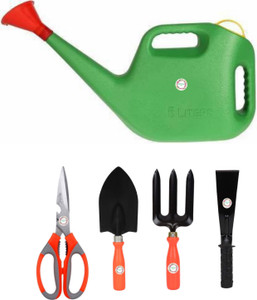 Hariyali Seeds Garden Watering Can of 5L (Green), Hand Digging Trowel ...