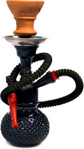 Rocks Sheesha Complete Glass Hookah 12 Inch Hookah Pot 12 inch Glass ...