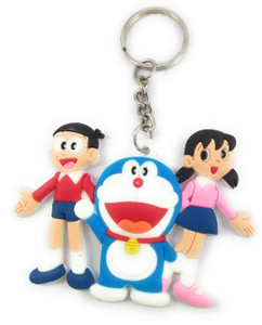 Key Era Doremon Nobita Shizuka Cartoon Single Side Keyring Key Chain ...