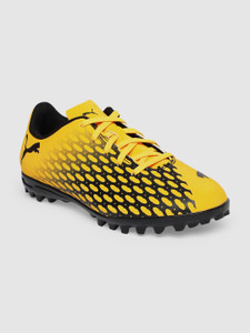 PUMA Unisex Yellow Spirit III TT Youth Football Shoes Football Shoes ...
