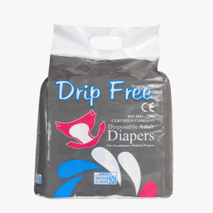 Drip Free PARAMOUNT ADULT DIAPER ,SIZE-XLARGE ,PACK OF 6 (60PCS),WAIST ...