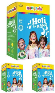 Pidilite Rangeela Holi Ke 4 Rang (Pack of 3) Holi Color Powder Pack of ...