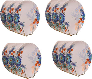 M Plastic Centre Designer curvy Full plates Set of 12 Dinner Plate ...