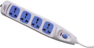 Ajanta OREVA surge protector / powerstrip 4-MTR , 4-WAY , WITH 10 AMP ...