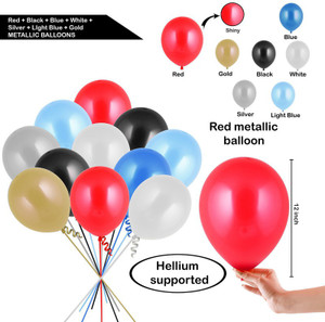 Flipkart.com | PARTY MIDLINKERZ Solid Red,Black, White, Blue And ...