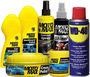 Pidilite Motomax large car care kit - Car wash shampoo, 2k Scratch ...