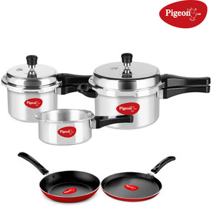 Pigeon Non-Stick Coated Cookware Set Price in India - Buy Pigeon Non ...