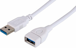 REC Trade Reversible USB 2.0 1.5 m USB 3.0 Male To USB 3.0 Female Cable ...