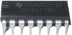 TechInfo 4017 / CD4017BE CMOS DECADE COUNTER DIVIDER IC DIP16 (PACK OF ...