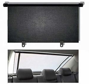 JAINFAM Car Rear Window UNIVERSAL Roller Curtain Sunshade Black Car ...