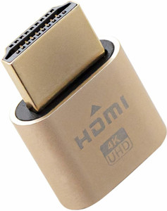 spincart Plug HDMI 4K, High Resolution Headless Virtual Monitor Display ...