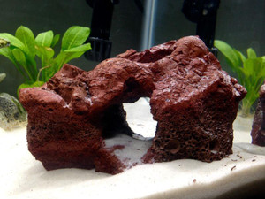 Petzlifeworld Red Lava Stone for Aquarium, Natural Volcanic Rock ...