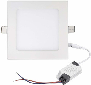 PSL 18W LED Square Panel light (Size- 8 Inches) for False Ceiling with ...