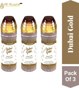 Al-Nuaim Deodorant DUBAI GOLD | Perfumed Body Spray | No Alcohol Deo ...