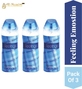 Al-Nuaim Deodorant FEELINGS - EMOTION | Perfumed Body Spray | No ...