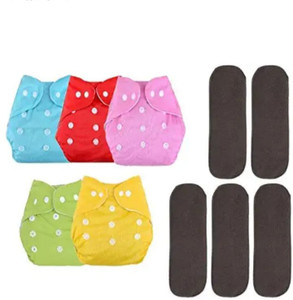 meet novelty Reuseable Washable Baby Cloth Dipper With 5layer Insert ...