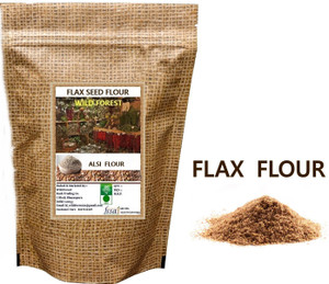 WILD FOREST Pure & Natural Flax Seed Powder/ Flour 400 Gm Price in ...