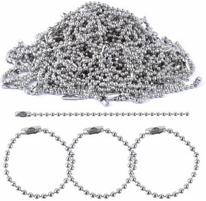 DIY Crafts Ball Chains Bead Connector Clasp 2.4 mm Diameter Keychain ...
