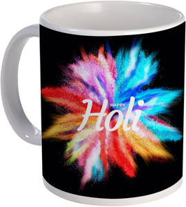 COLOR YARD best happy holi mug gift with realistic-explosion-holi ...