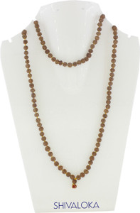 SHIVALOKA Original Rudraksha Mala ( 5 Mukhi ) Dori Chain Price in India ...