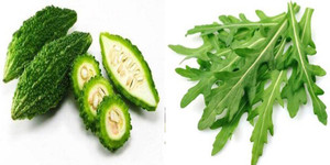 xcentax BITTER GOURD, ROCKET RUCOLA LEAVES HERB Seed Price in India ...