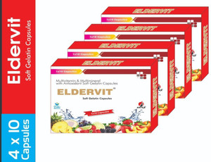 ELDERVIT MULTIVITAMIN,MULTIMINERAL WITH ANTIOXIDANT SOFT GELATIN CAP ...