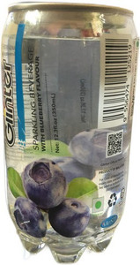 Glinter Sparkling Beverage (Imported) Blueberry Flavour 330ml Price in ...