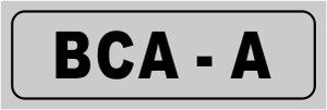 madhusigns Grey color 3mm Form sheet - BCA -A college Signboard (12" X ...
