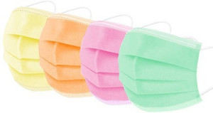 Wellstar 3 Ply Protective Face Mask with NOSE CLIP, Certified by CE ...