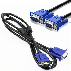 WONDER CHOICE VGA Cable 1.5 m 1.5 Meter Long 15 Pin Male to Male VGA ...