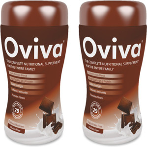 Oviva Chocolate Flavour Supplement Powder | For Entire Family | 200 gm ...