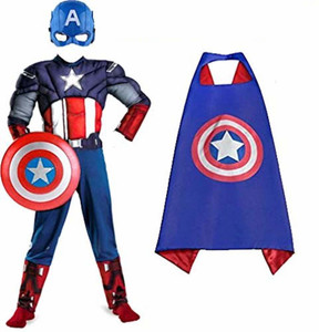 HDO Captain America Muscle Kids Costume Wear Price in India - Buy HDO ...