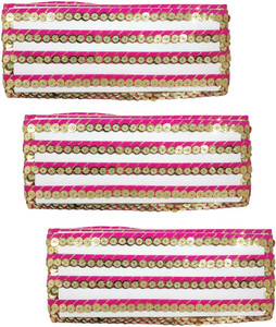Adhvik CWG0281-006 Pack Of 3 (18 Mtr Roll and 1.2cm Width) Circle Shape ...