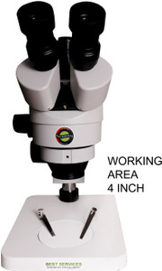 Best Services BSTM01 MICROSCOPE WITH CAMERA PORT,LIGHT,0.5X CTV LENCE ...