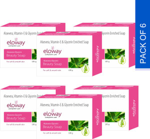 Eloway Beauty Soap for Soft & Smooth Skin 100g Pack of 6 - Price in ...