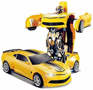 AVANTIKA HUB Plastic Automatic Convertible Robot Transform Car Toy for ...