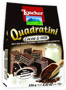 LOACKER New Quadratini Cocoa & Milk Italy Waffles Price in India - Buy ...
