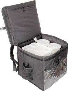 Triage Chief Insulated Meal Delivery Bag (Black) 67 L Backpack Black ...