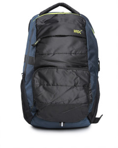 HRX by Hrithik Roshan Premium 2.2 L Laptop Backpack Dark Blue, Black ...