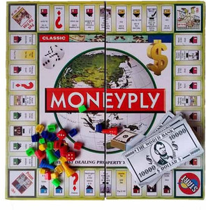 PROSPO Moneyply, 3in1 Kids Board-game, Includes Picnic and Cricket Dice ...